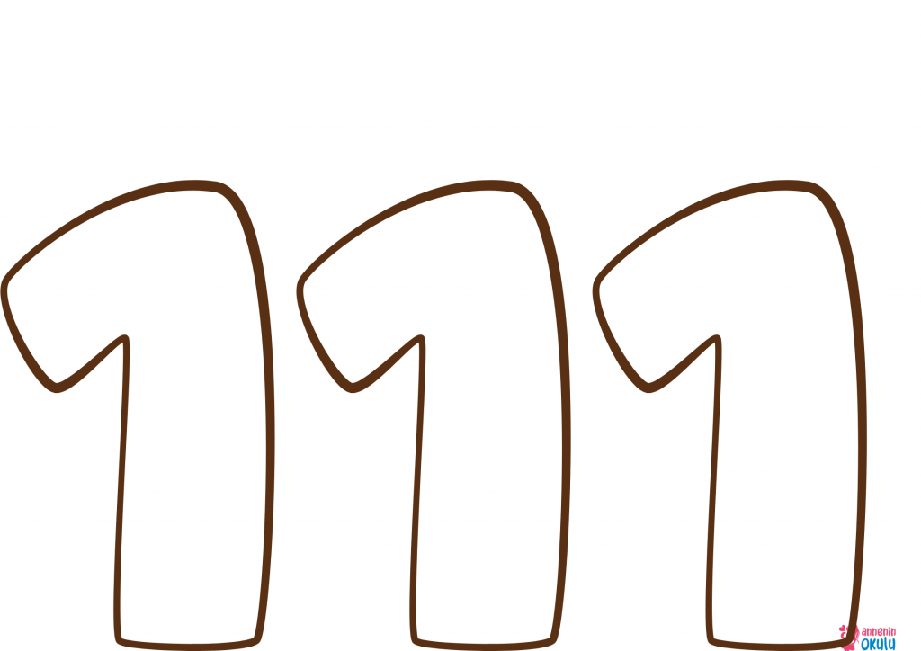 1 Rakamı Sanat Etkinliği - Annenin Okulu