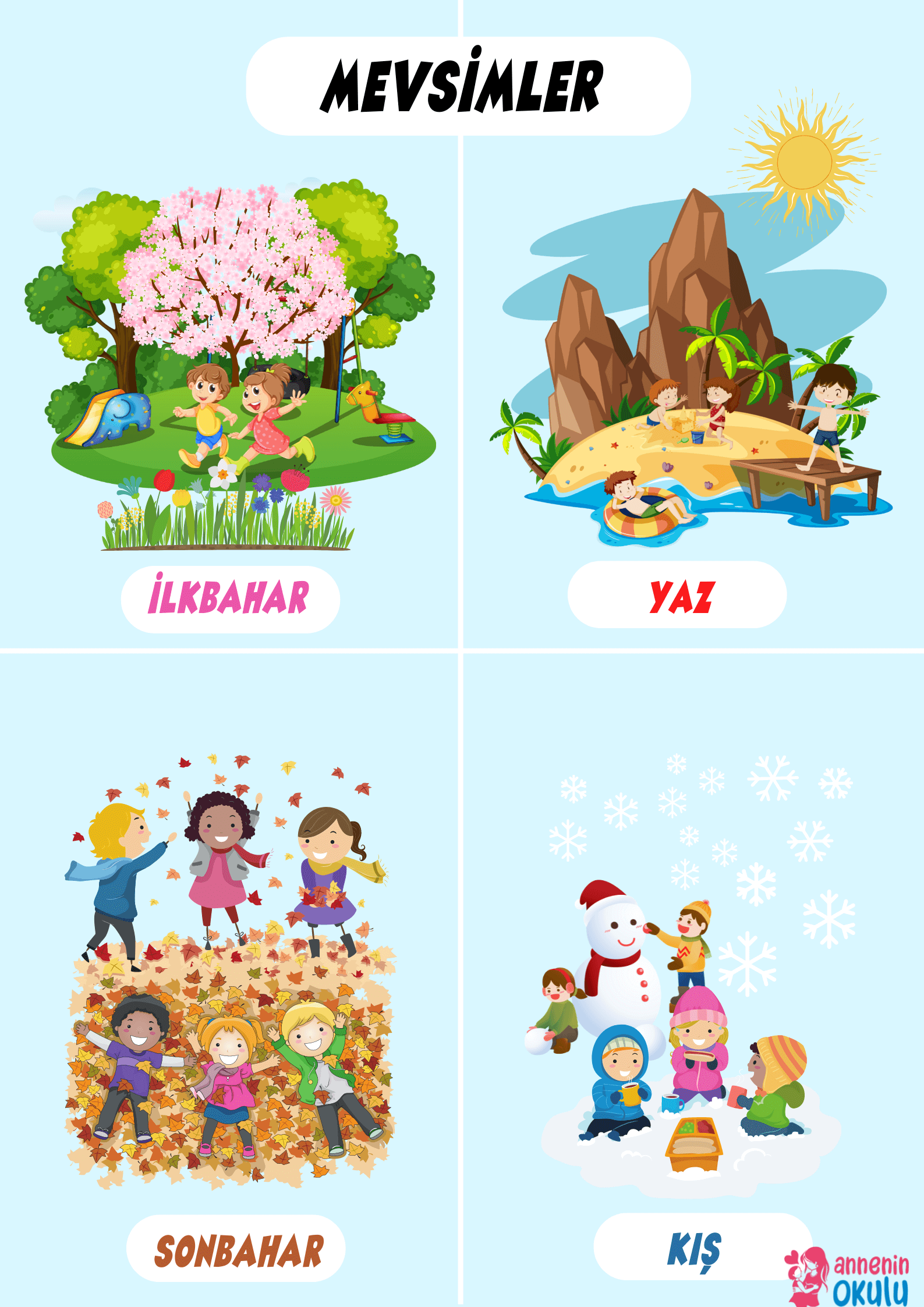 Mevsimler Afişi 3 - Annenin Okulu