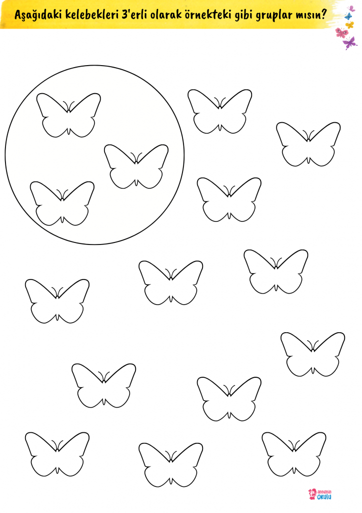 3 Rakamı Okuma Yazmaya Hazırlık Çalışması - Annenin Okulu