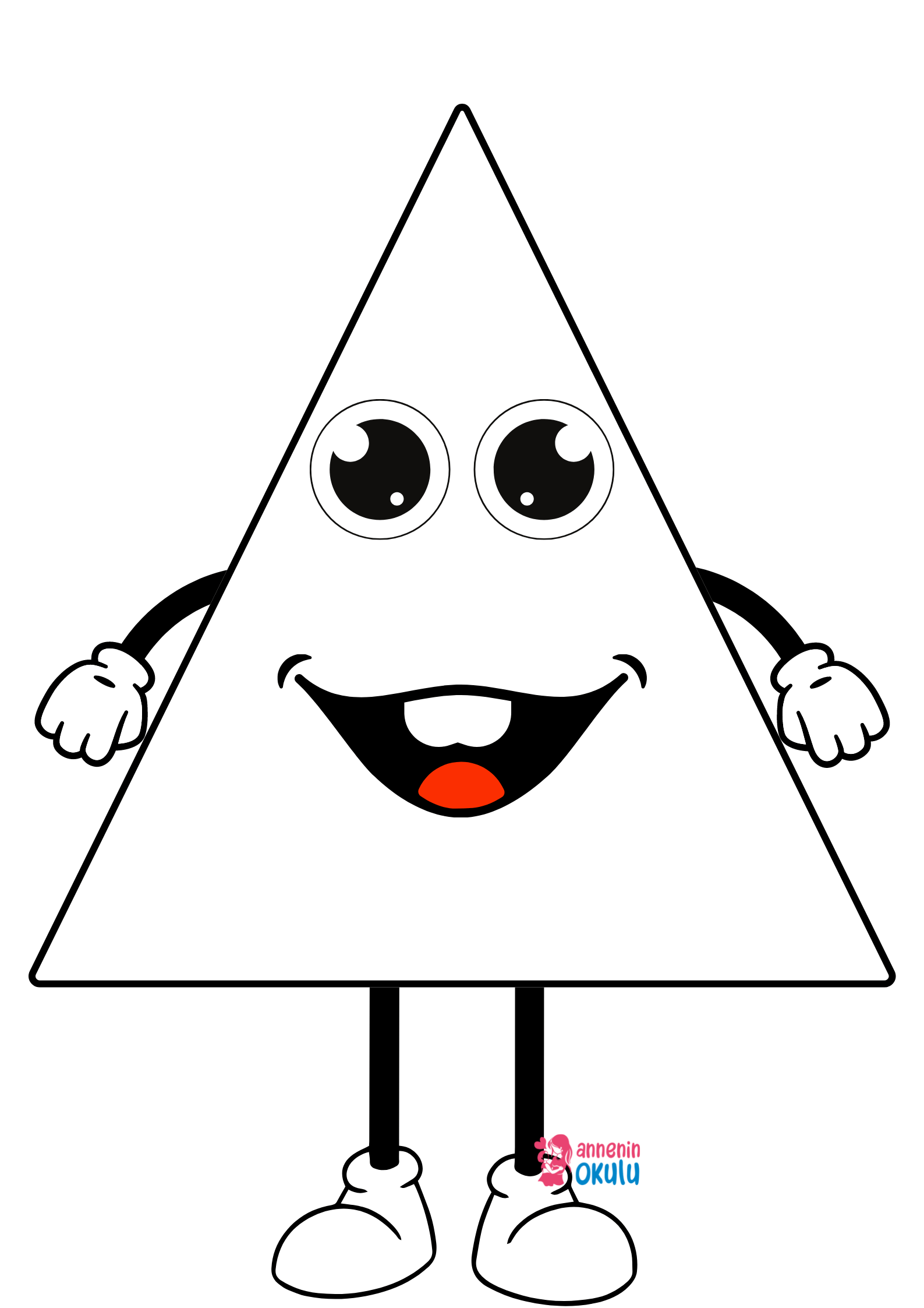 Üçgen Adam Sanat Etkinliği - Annenin Okulu