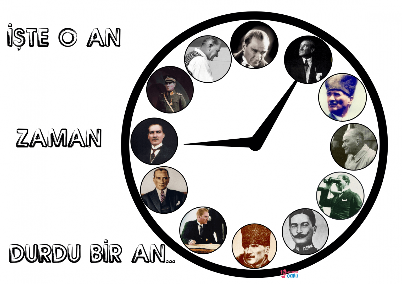 10 Kasım Saat Etkinliği - Annenin Okulu