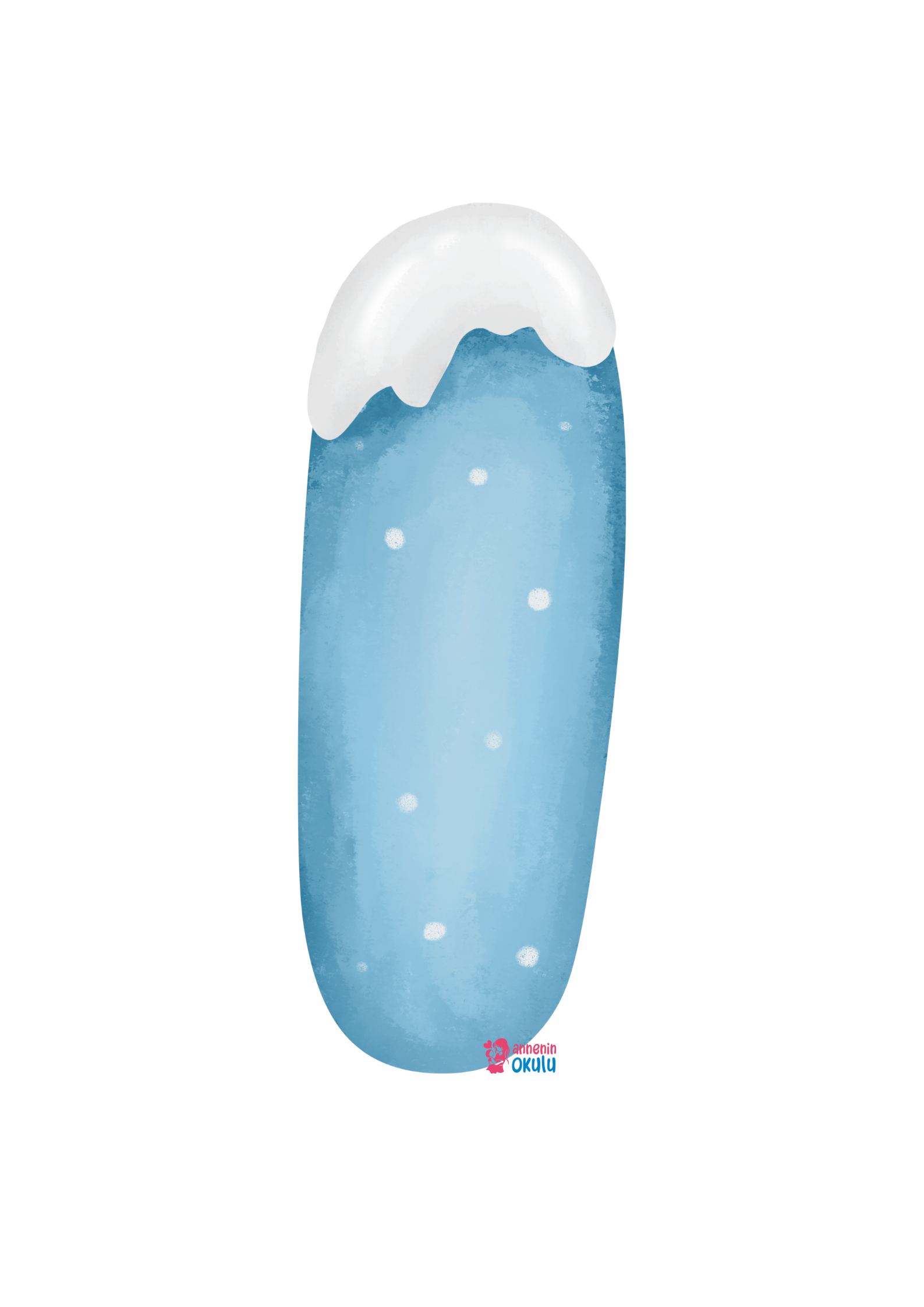 Kış Masalı Pano Yazısı - Annenin Okulu