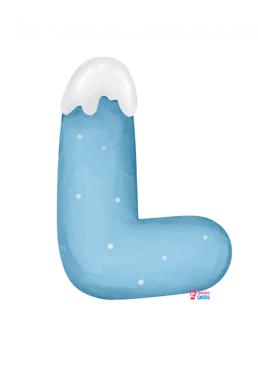 Kış Masalı Pano Yazısı - Annenin Okulu