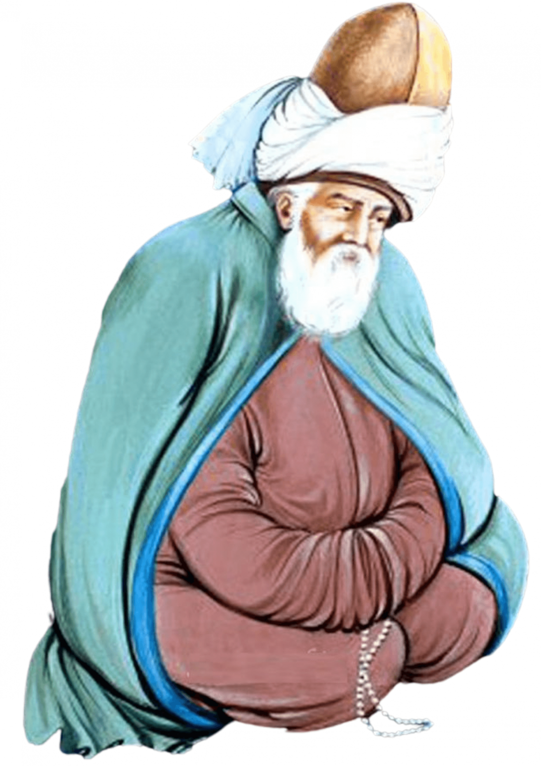 Renkli Renksiz Büyük Boy Mevlana Posteri (Pano için) - Annenin Okulu