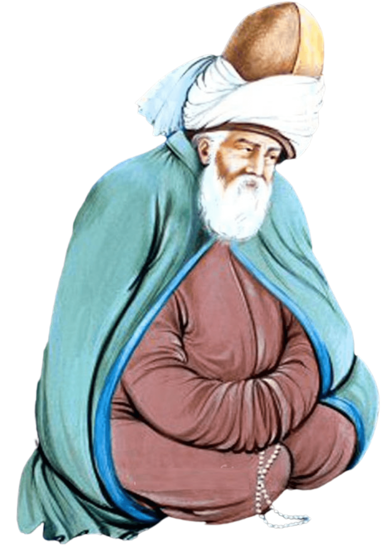 Renkli Renksiz Büyük Boy Mevlana Posteri (Pano için) - Annenin Okulu